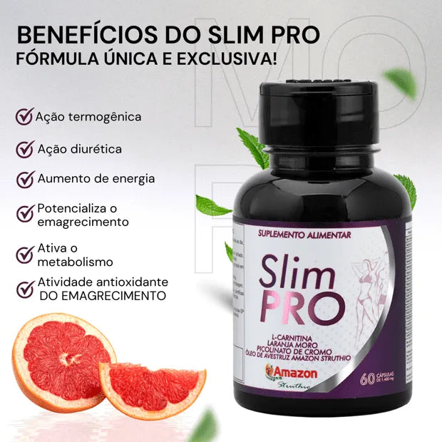 Laranja Moro (Morosil), Cromo - 60 Cápsulas 1400mg - SLIM PRO